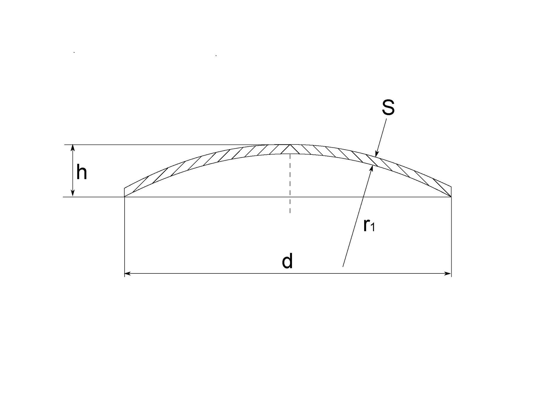 Convex Disc, 323.9, S235, INDURA