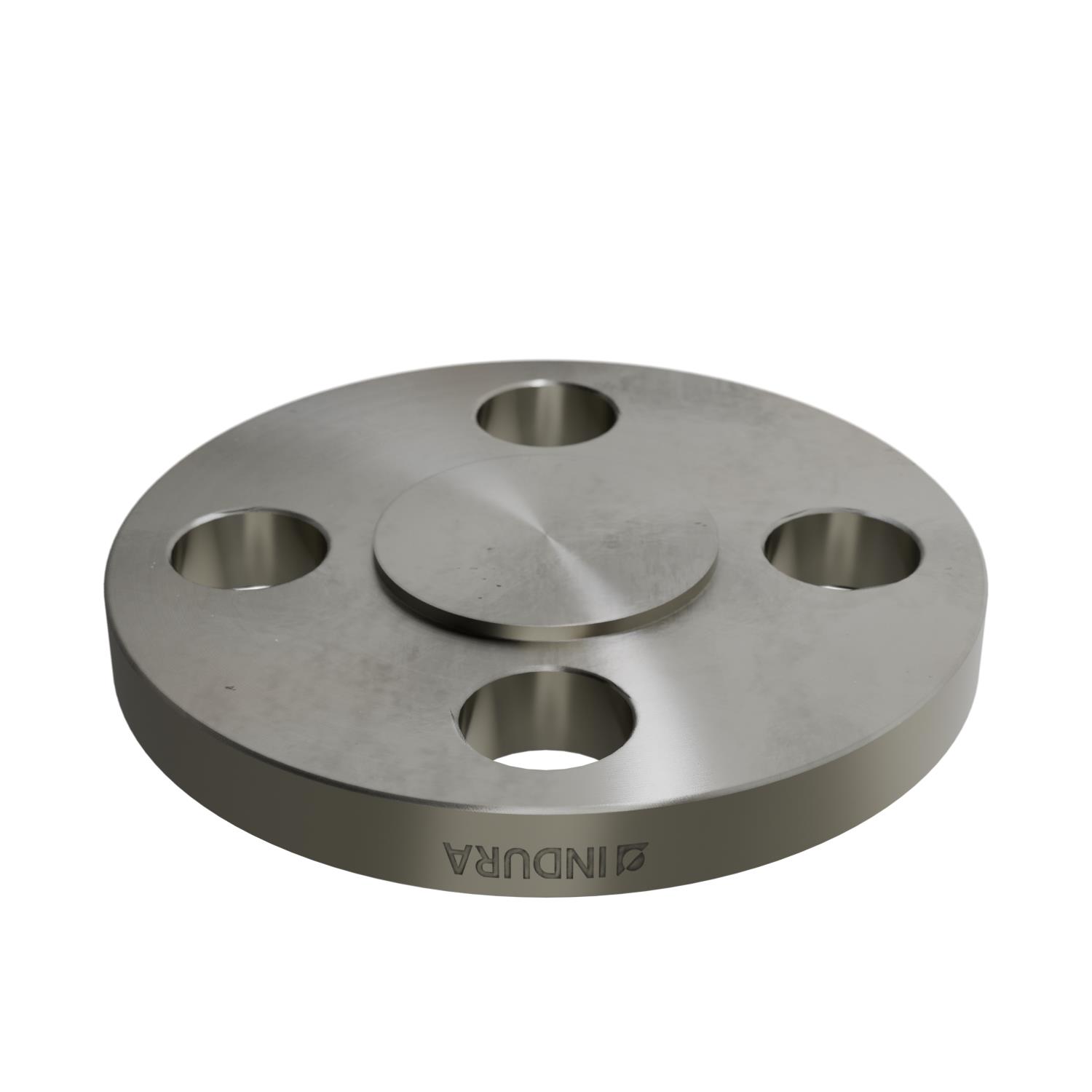 Blind flange, ASME B16.5, 150 lbs, 1/2", AISI316L, INDURA