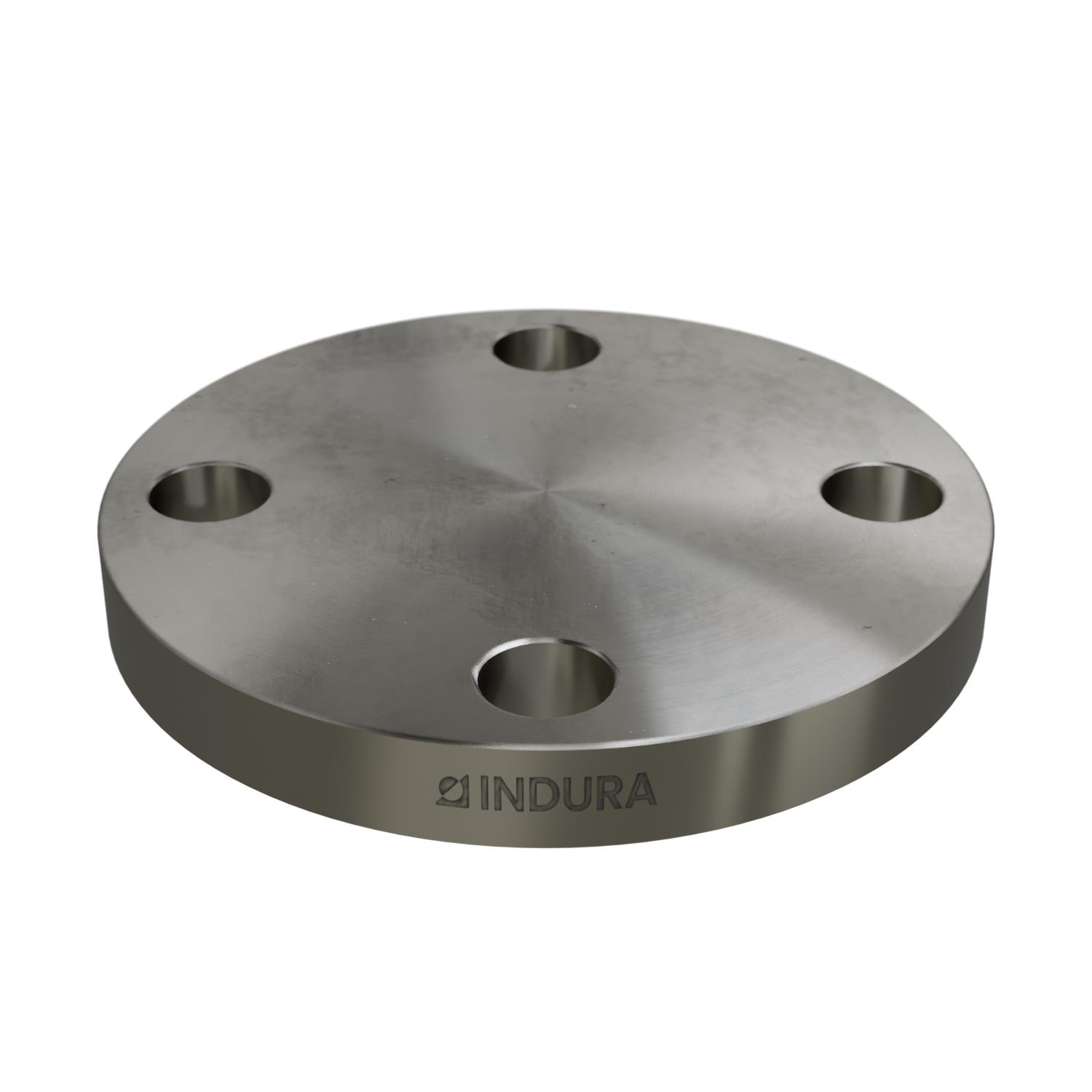 Blind flange, ASME B16.5, 150 lbs, 1 1/4", AISI316L, INDURA