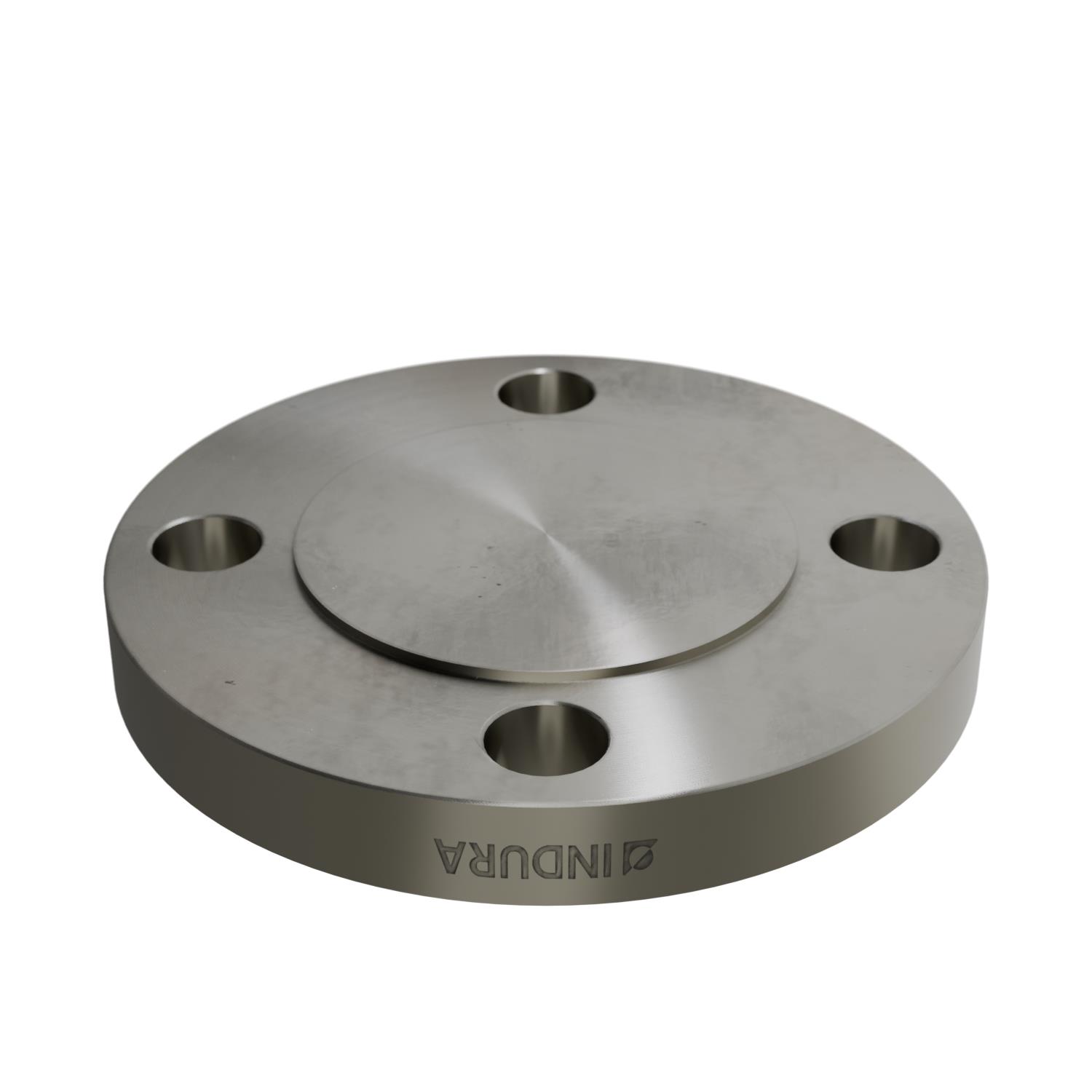 Blind flange, ASME B16.5, 150 lbs, 1 1/2", AISI316L, INDURA