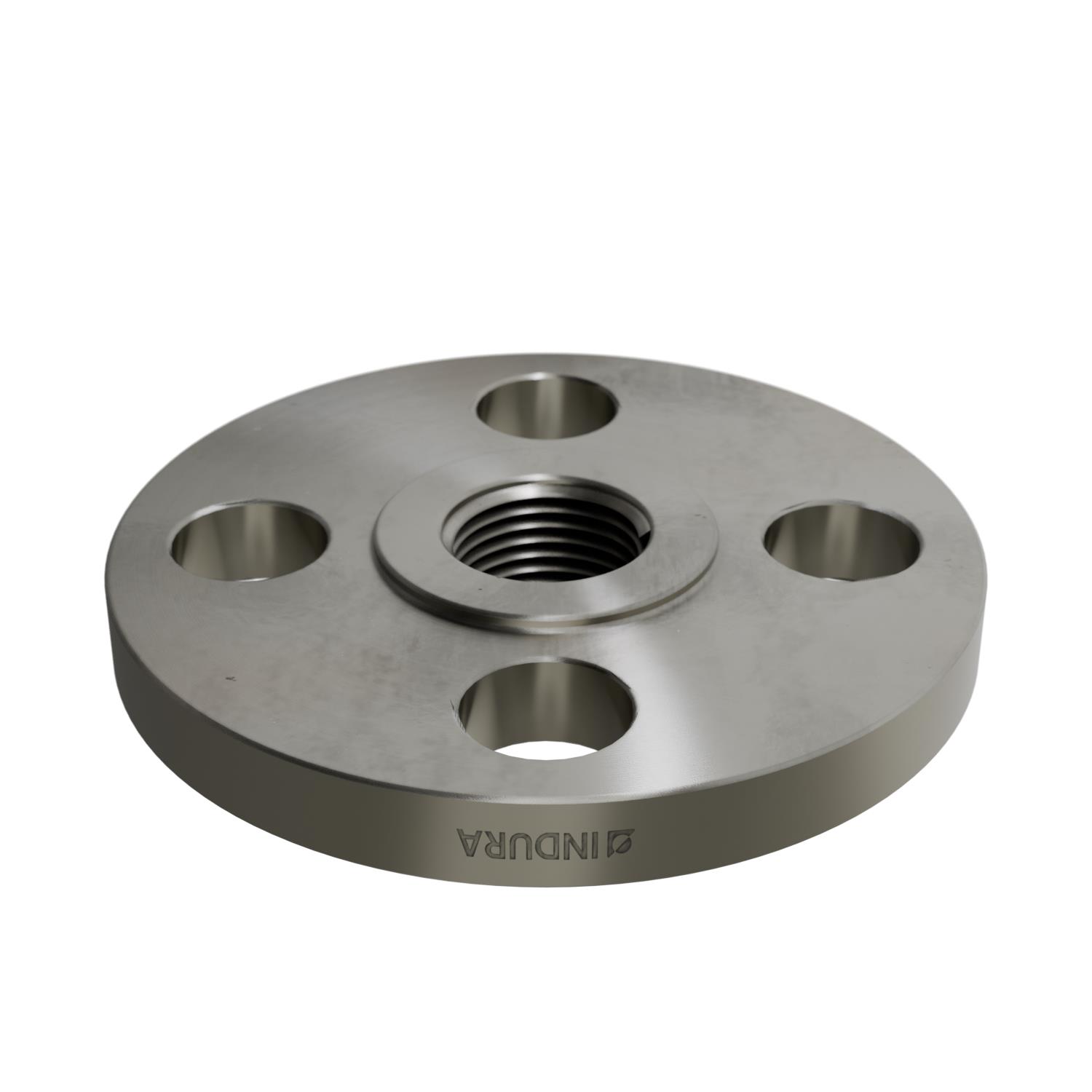 Threaded flange, ASME B16.5, 150 lbs, 1/2", AISI316L, INDURA