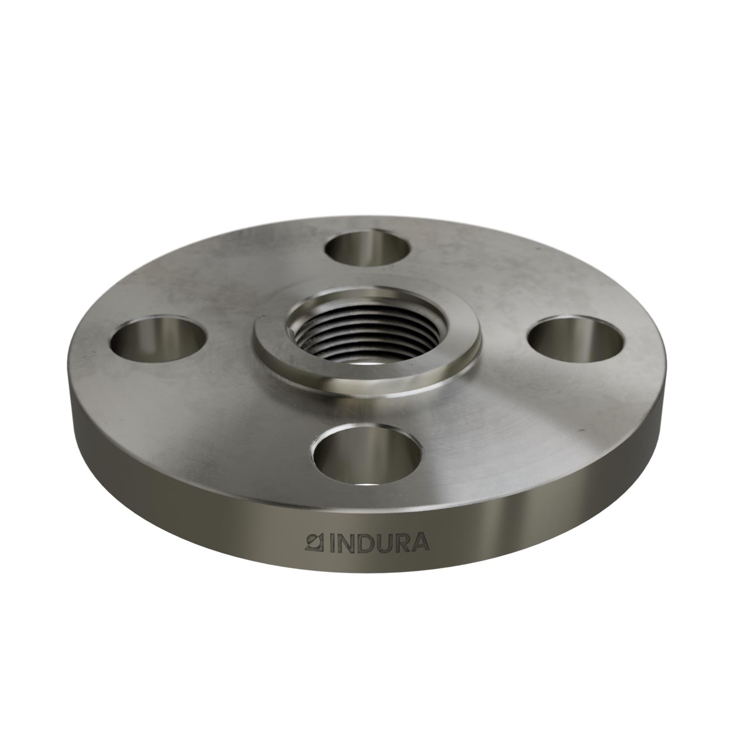 Threaded flange, ASME B16.5, 150 lbs, 3/4", AISI316L, INDURA