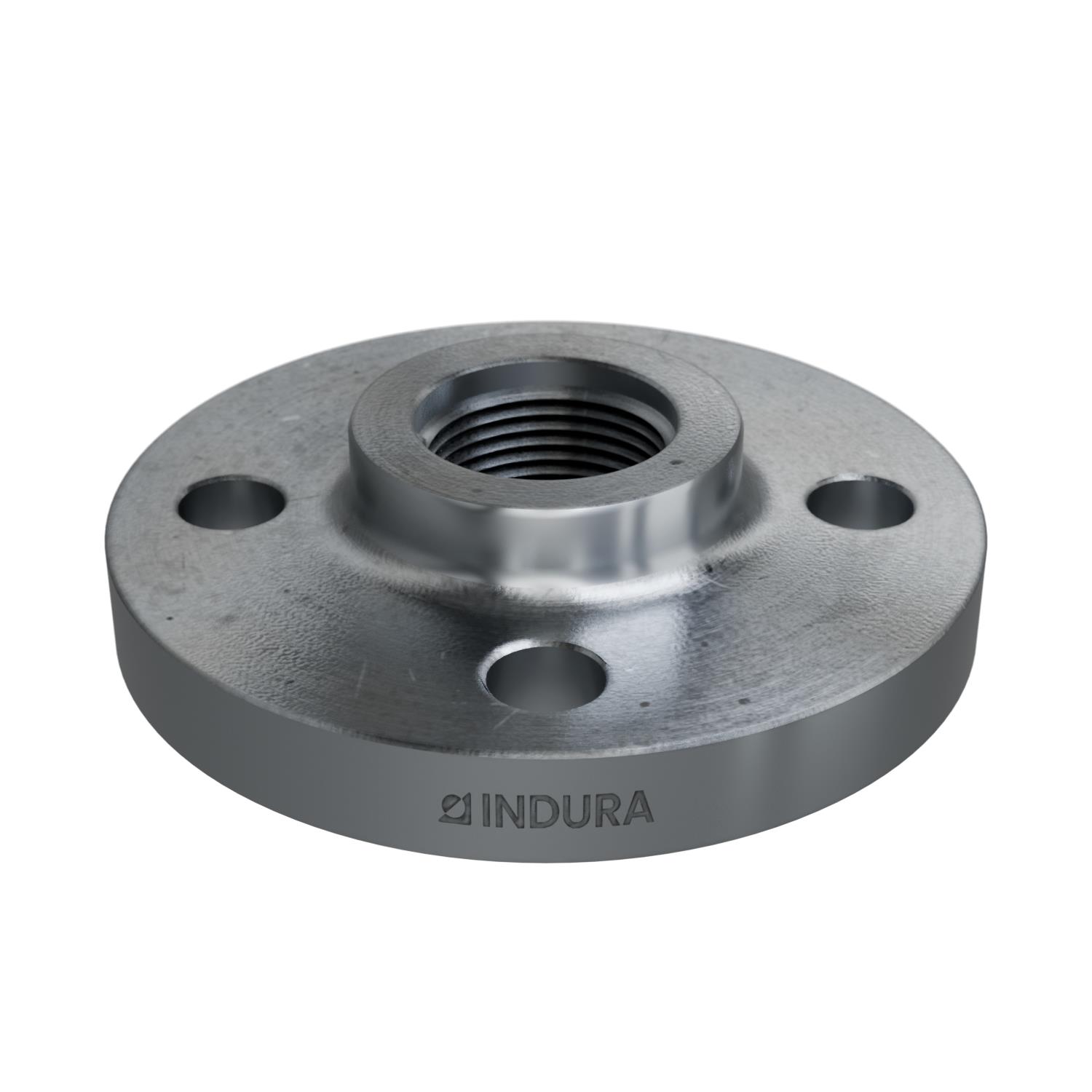 Threaded flange, HDG, EN 1092-1, T:13, PN6, DN20, P250GH, INDURA