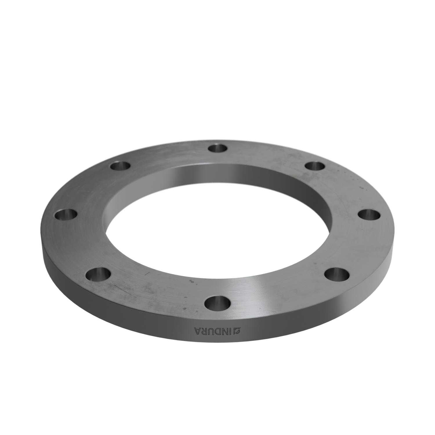 Plate flange, EN 1092-1, T:01, PN10, DN200, S235JR, INDURA