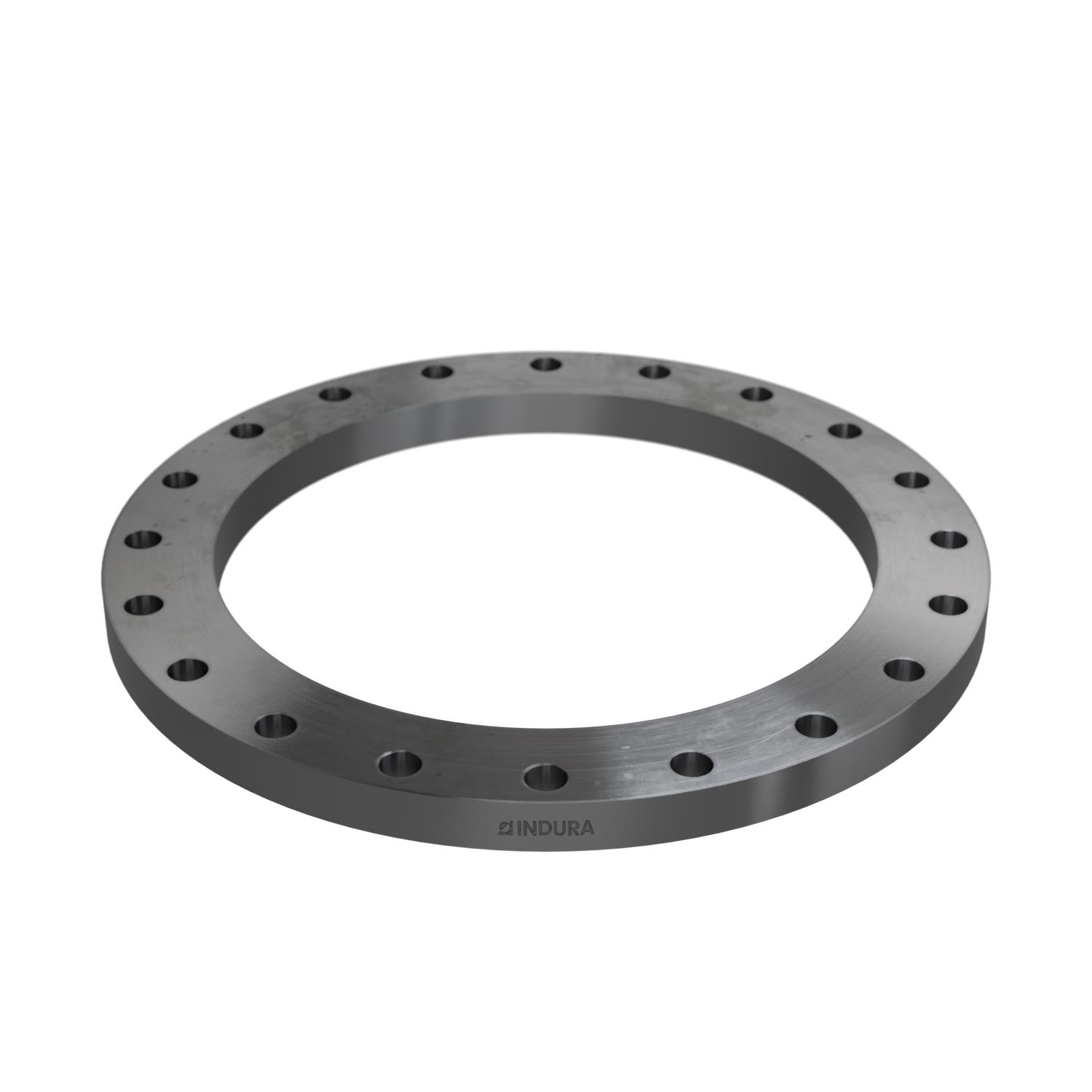 Plate flange, EN 1092-1, T:01, PN10, DN450, S235JR, INDURA