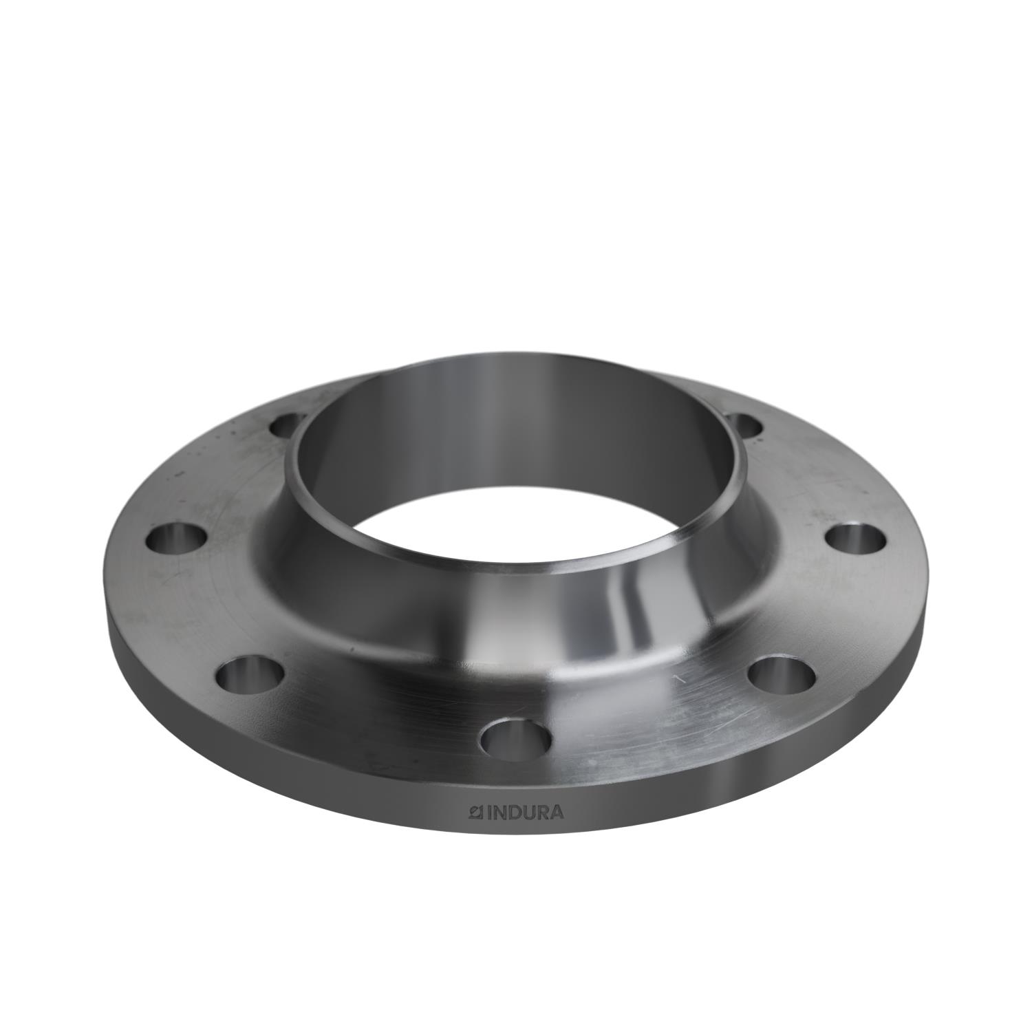 Weld-neck flange, EN 1092-1, T:11, PN6, DN125, P250GH, INDURA