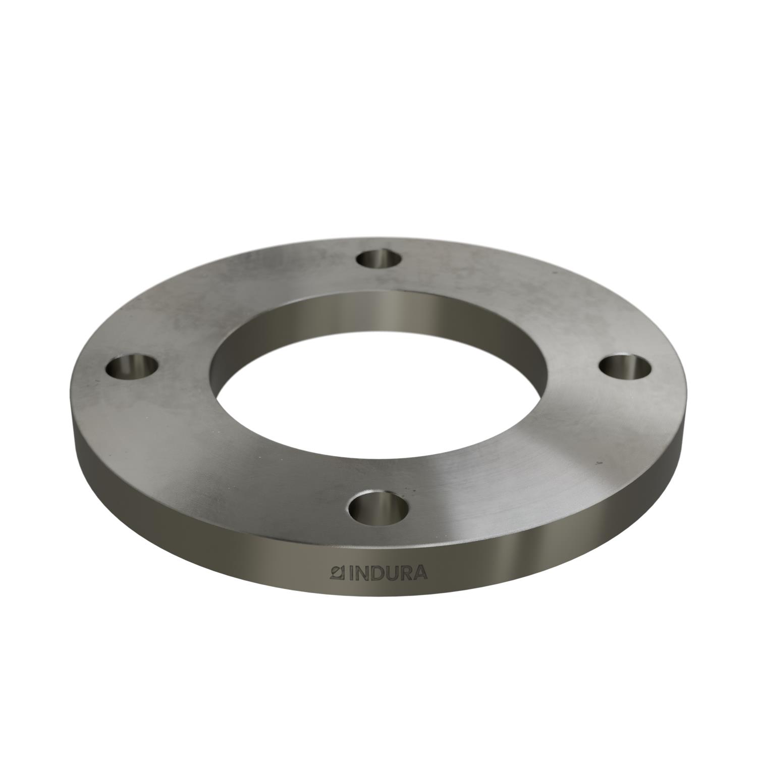Plate flange, EN 1092-1, T:01, PN6, DN100, AISI316TI, INDURA