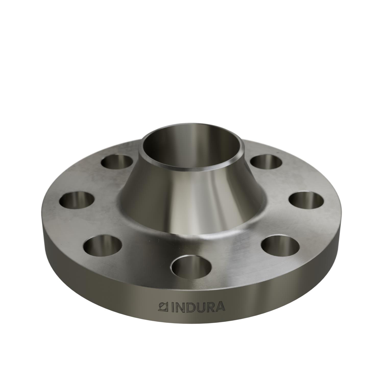 Weld-neck flange, EN 1092-1, T:11, PN100, DN65, AISI304L, INDURA
