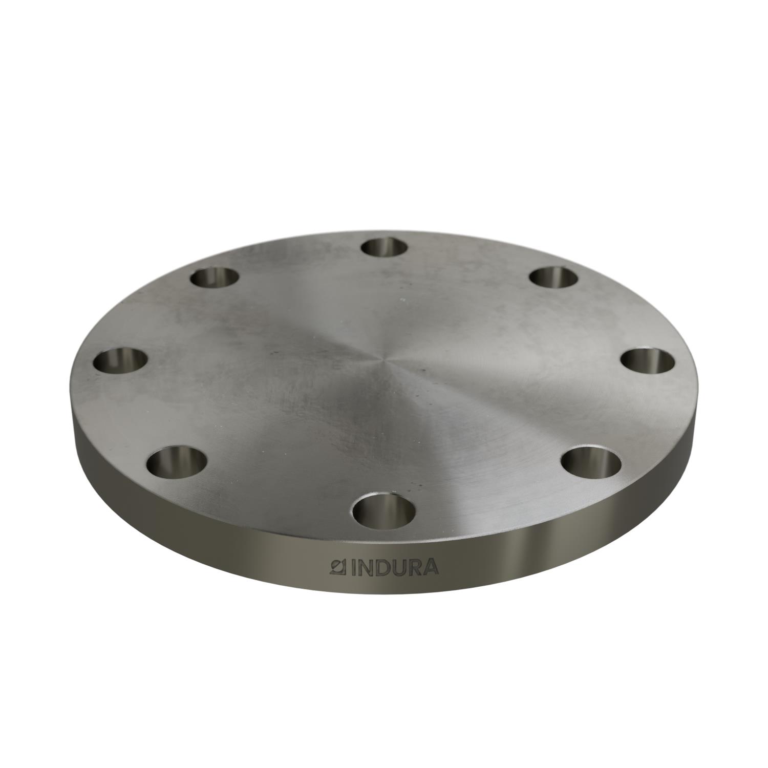 Blind flange, ASME B16.5, 150 lbs, 5", AISI304L, INDURA
