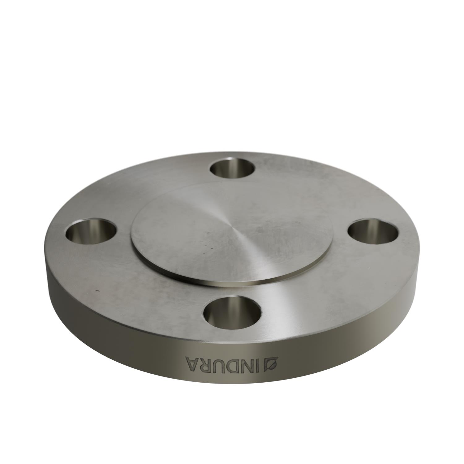 Blind flange, ASME B16.5, 150 lbs, 1 1/4", AISI304L, INDURA