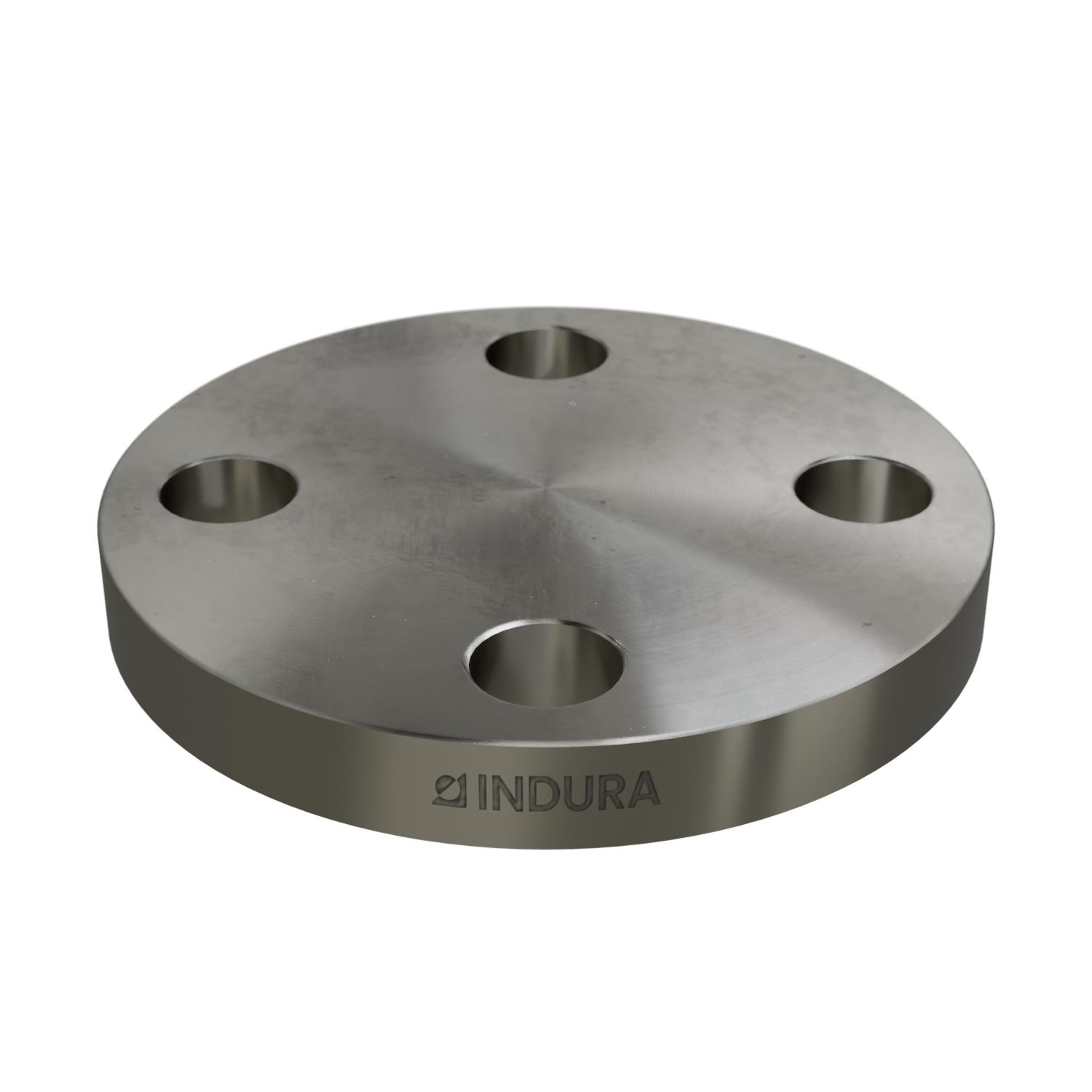 Blind flange, ASME B16.5, 300 lbs, 1", AISI304L, INDURA