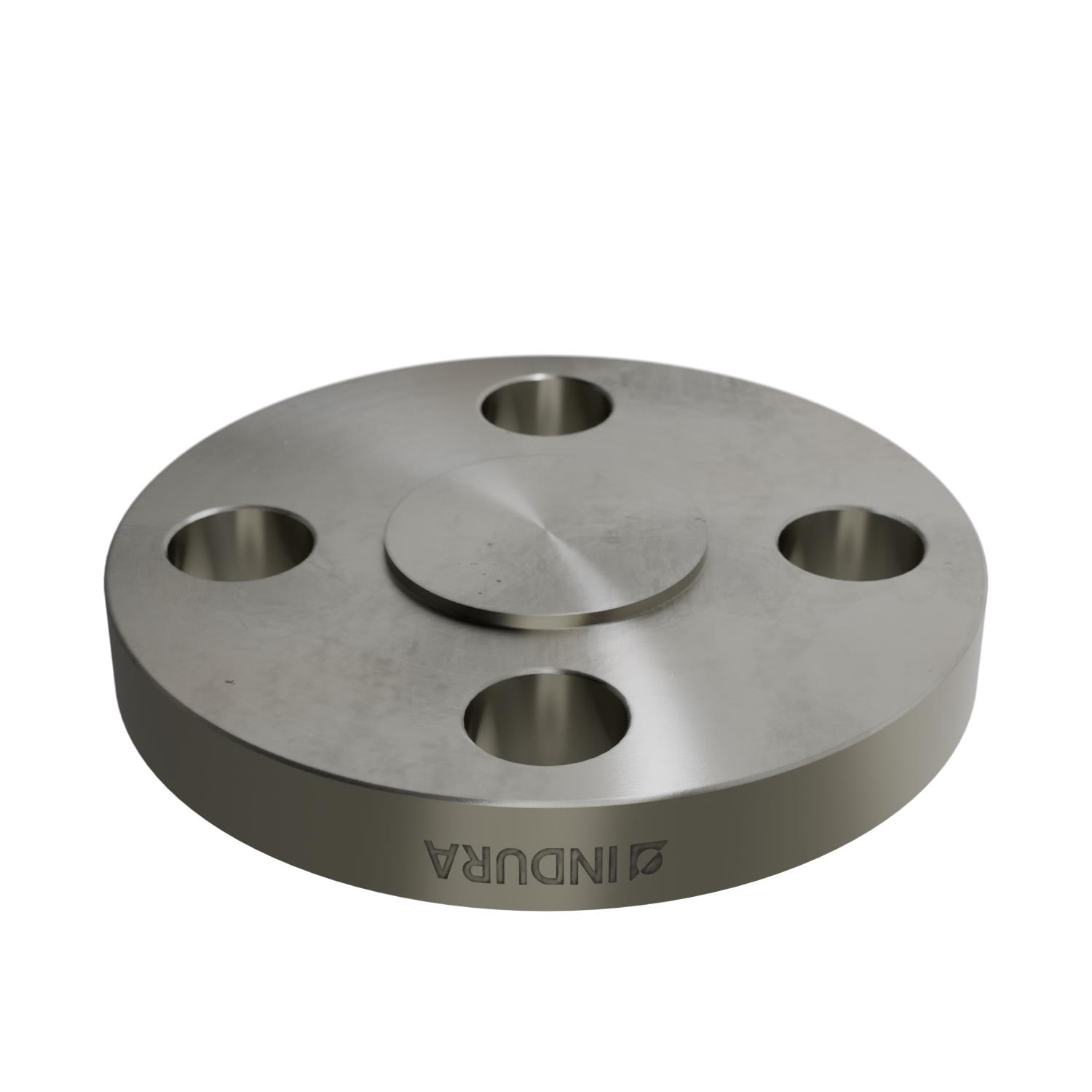 Blind flange, ASME B16.5, 300 lbs, 1/2", AISI304L, INDURA