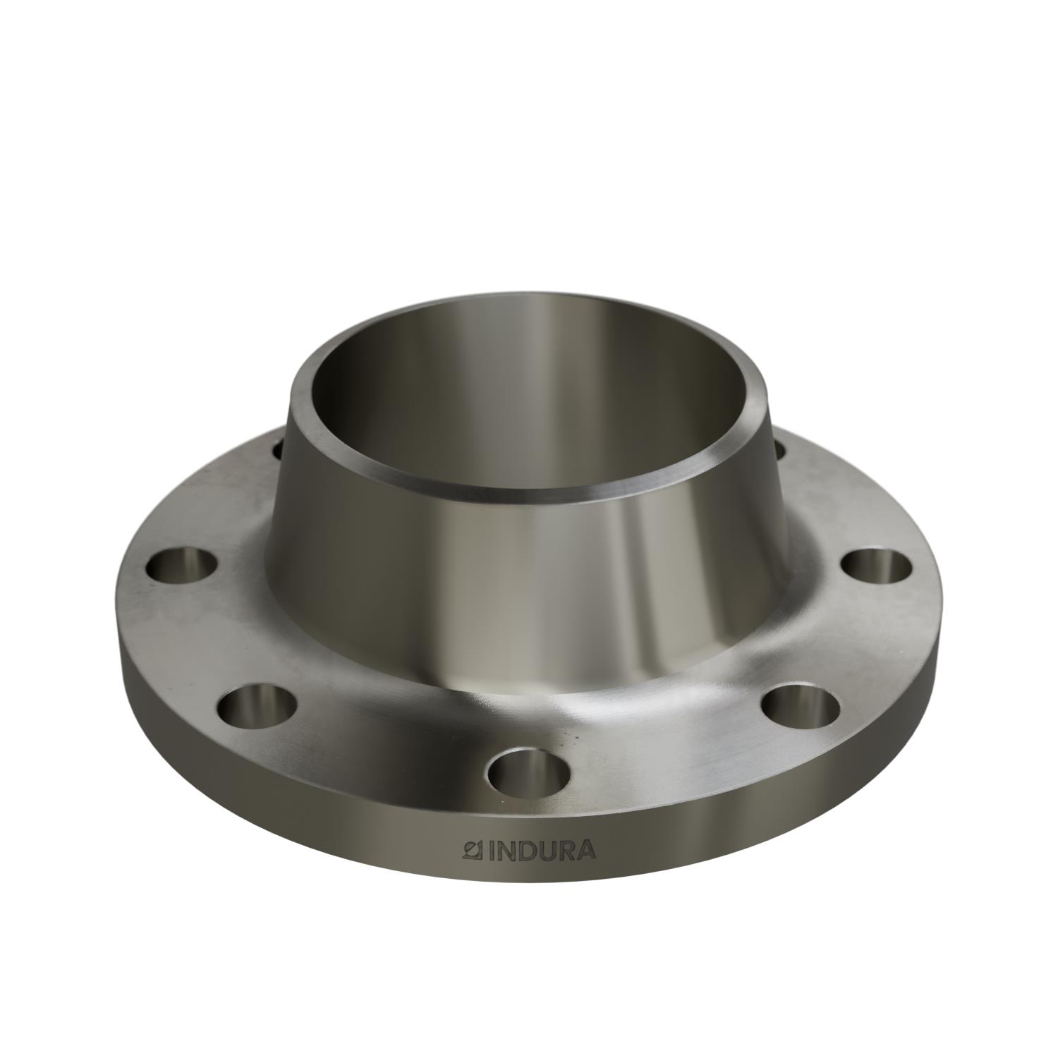 Welding neck flange, ASME B16.5, Sch. Std., 150 lbs, 5", AISI304L, INDURA
