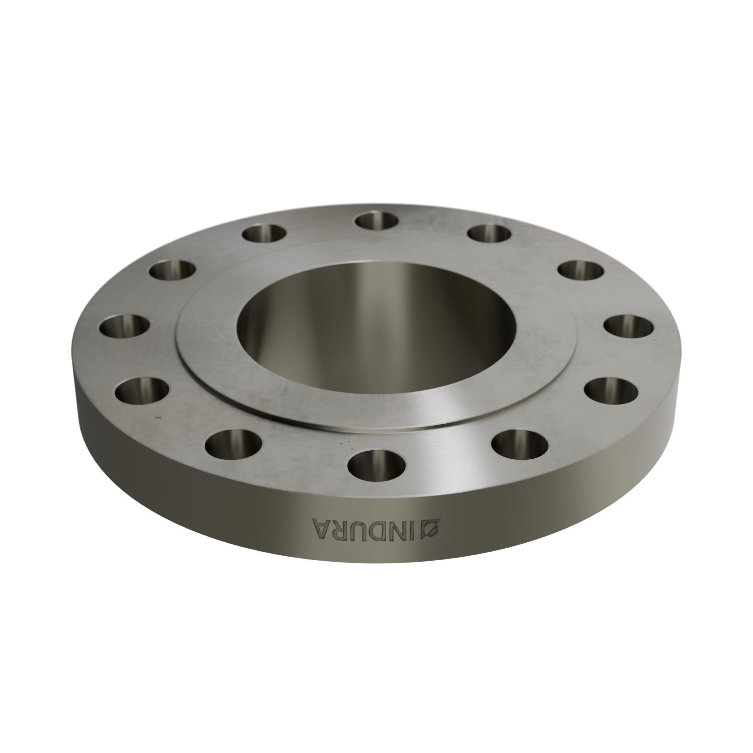 Weld-neck flange, EN 1092-1, T:11, PN100, DN200, AISI321, INDURA