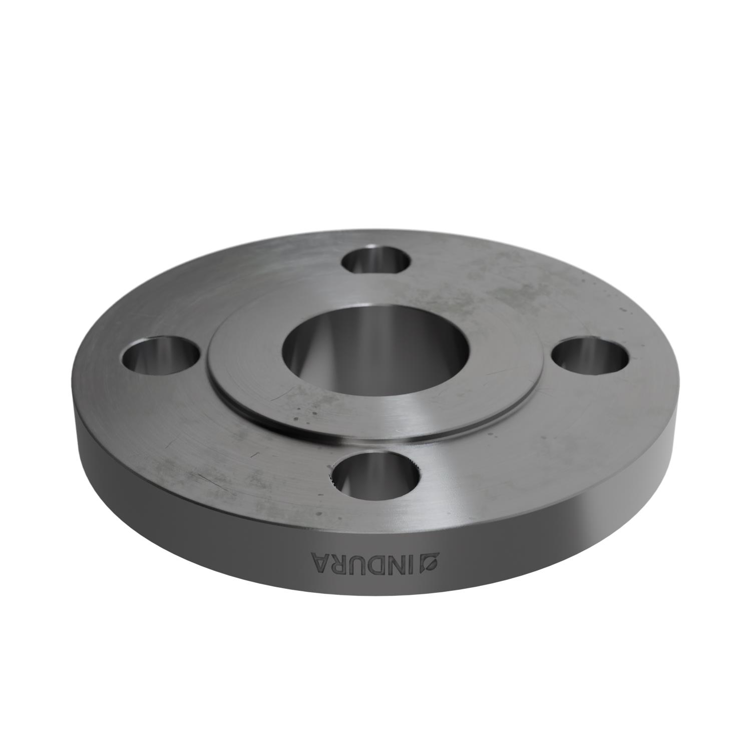 Hubbed slip-on flange, EN 1092-1, T:12, PN10-40, DN32, P250GH, INDURA