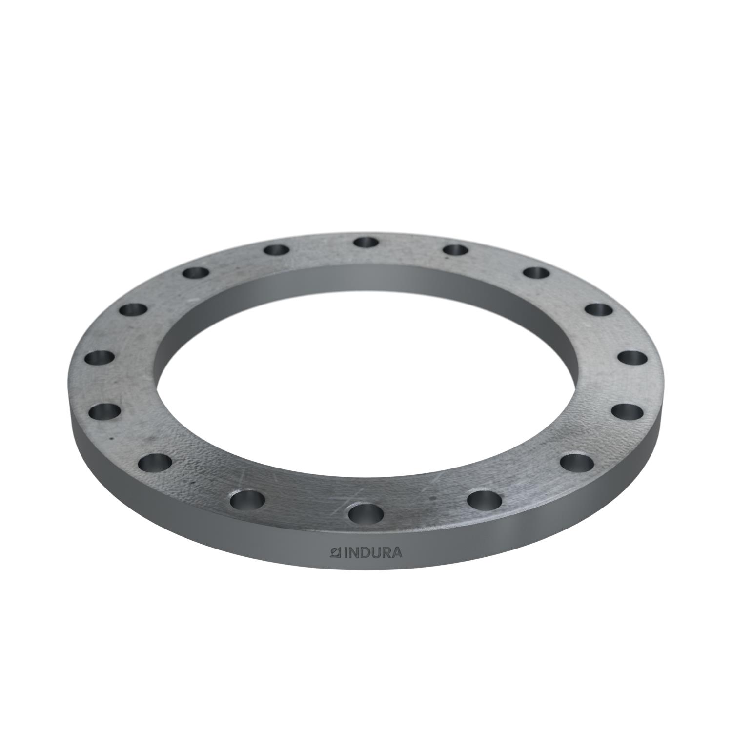 Loose plate flange, HDG, EN 1092-1, T:02, PN16, DN400, P280GH, INDURA