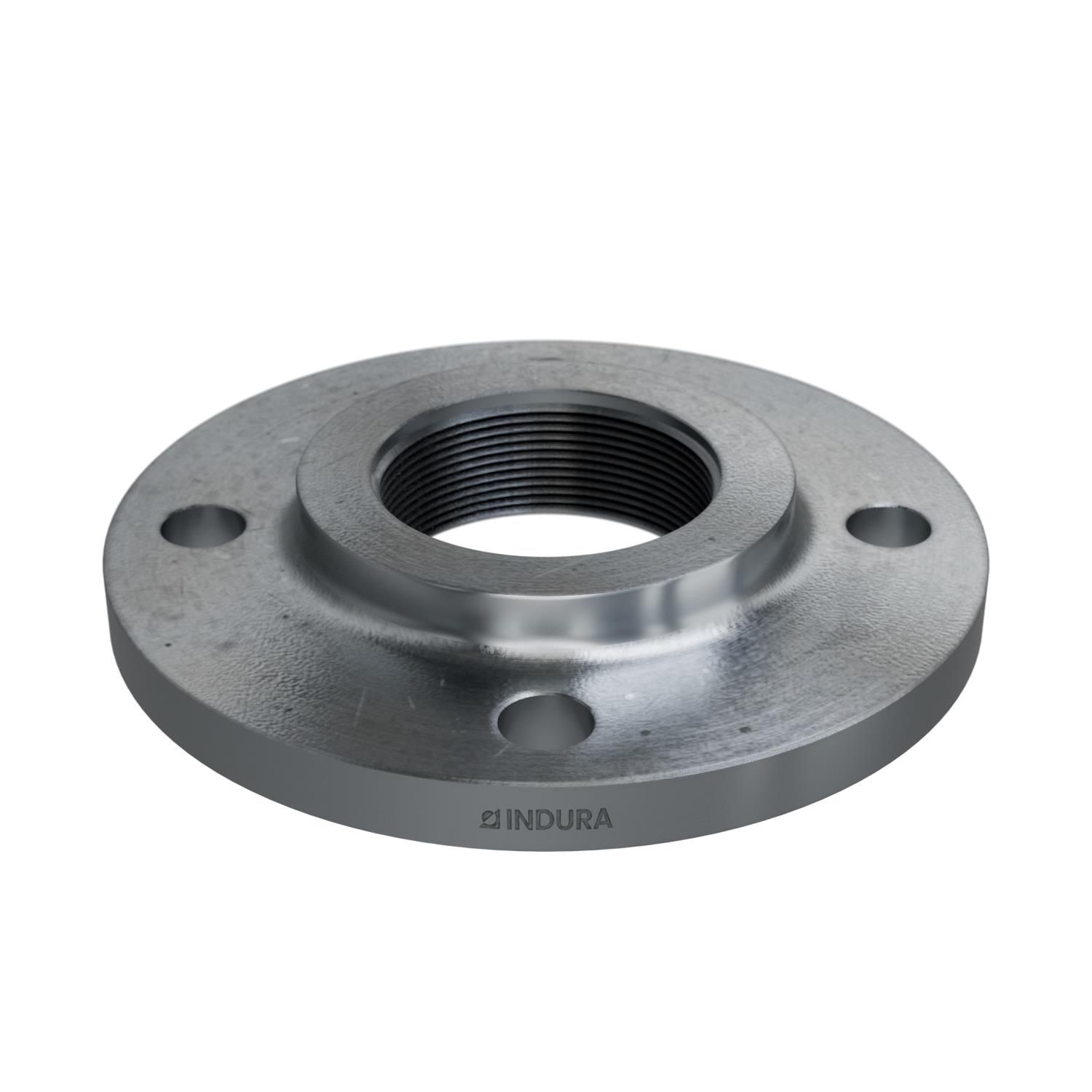 Threaded flange, HDG, EN 1092-1, T:13, PN10-16, DN65, S235JR, INDURA