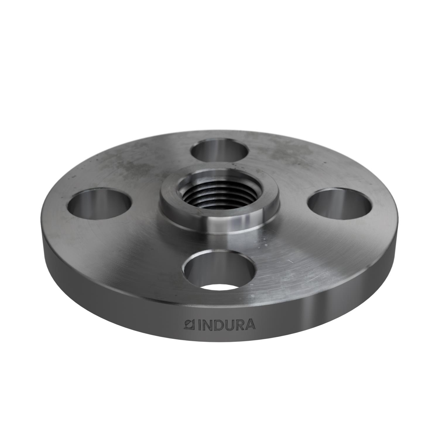 Threaded flange, ASME B16.5, 150 lbs, 1/2", LF2 CL1-SA/A105N-P280GH, INDURA