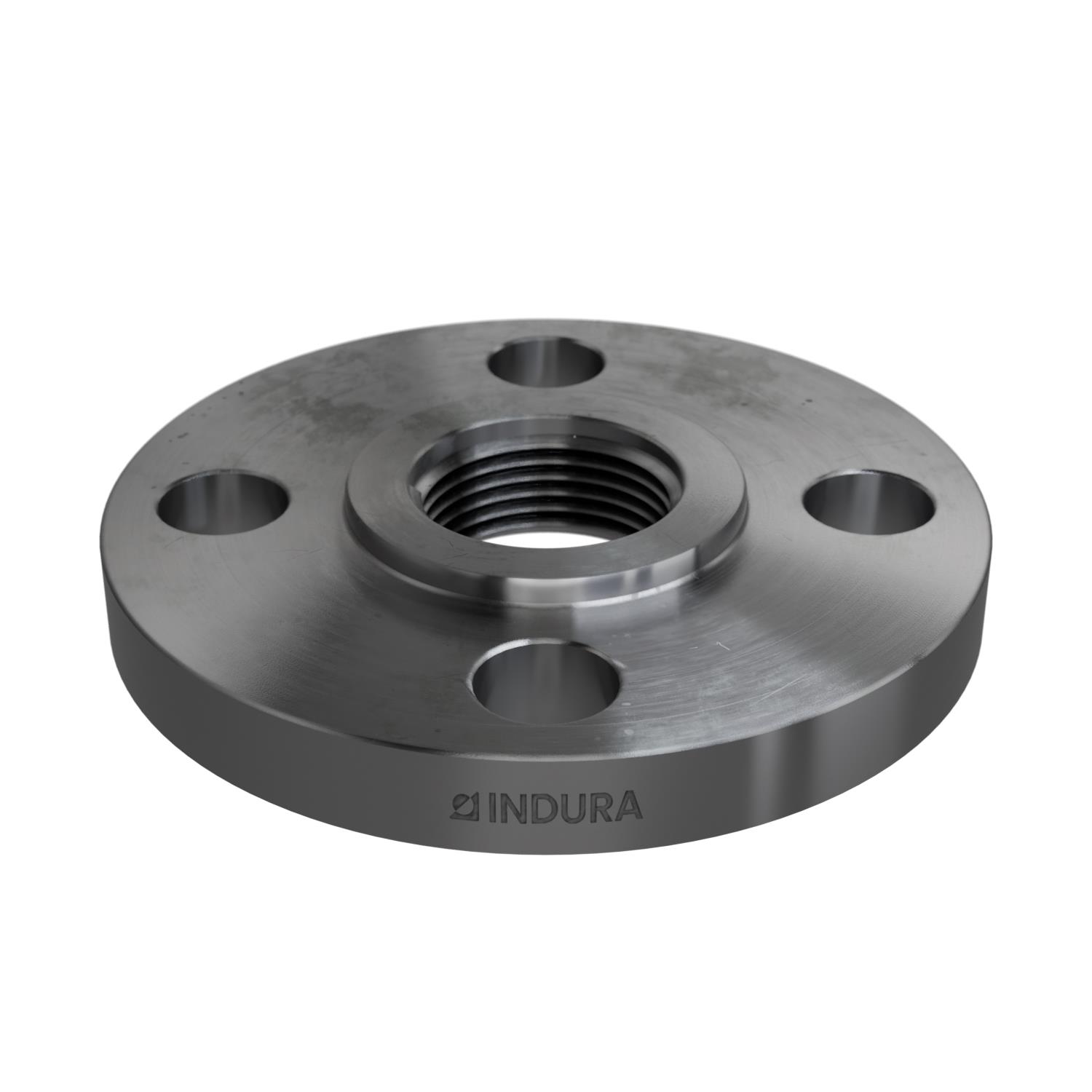 Threaded flange, ASME B16.5, 150 lbs, 1", LF2 CL2-SA/A105N-P280GH, INDURA
