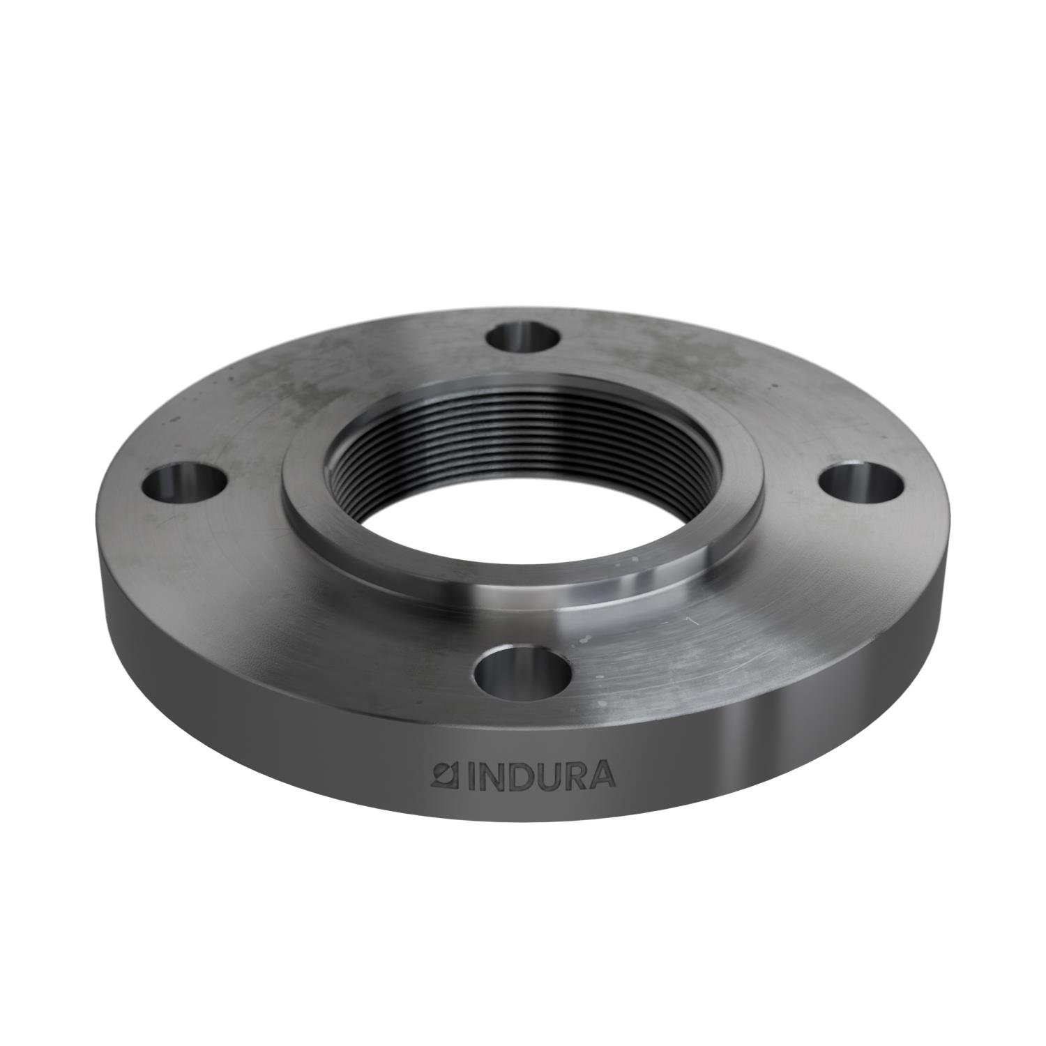 Threaded flange, ASME B16.5, 150 lbs, 3", LF2 CL1-SA/A105N-P280GH, INDURA
