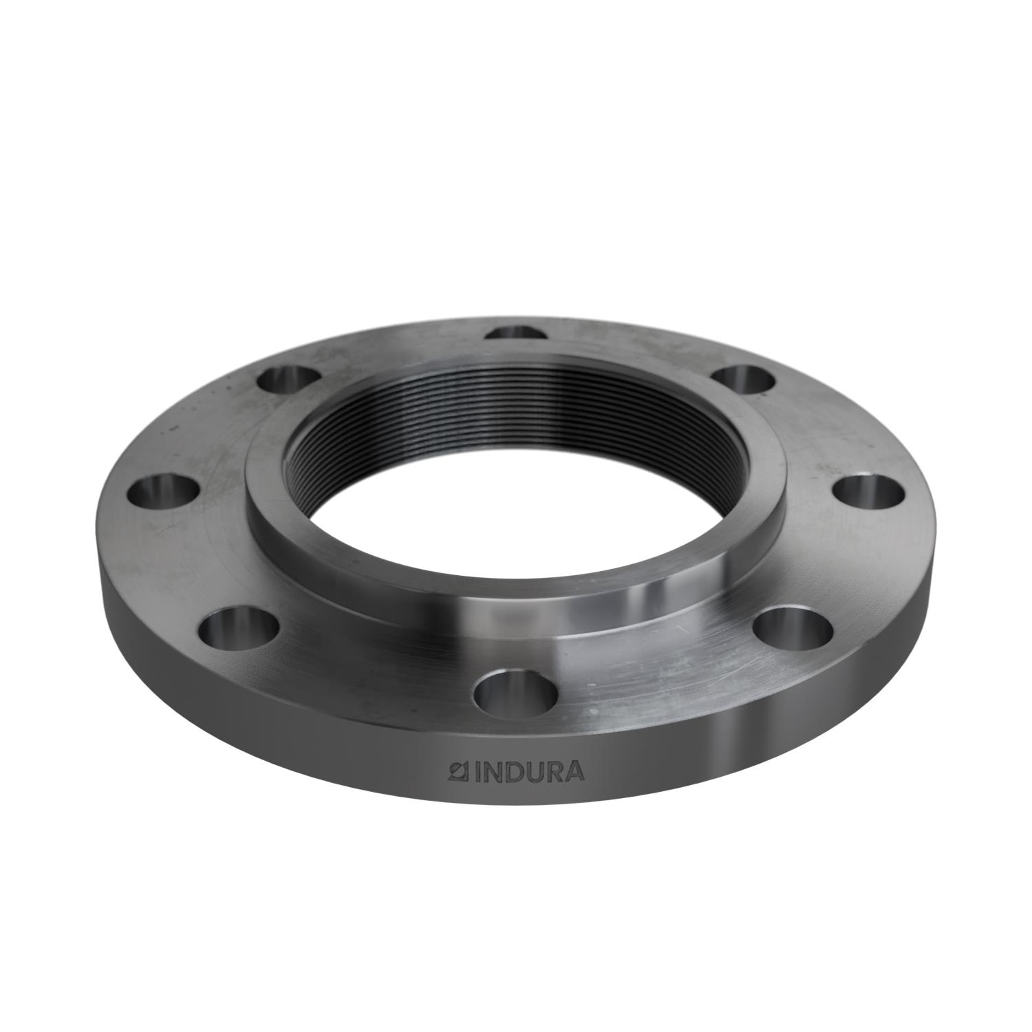 Threaded flange, ASME B16.5, 150 lbs, 5", LF2 CL2-SA/A105N-P280GH, INDURA