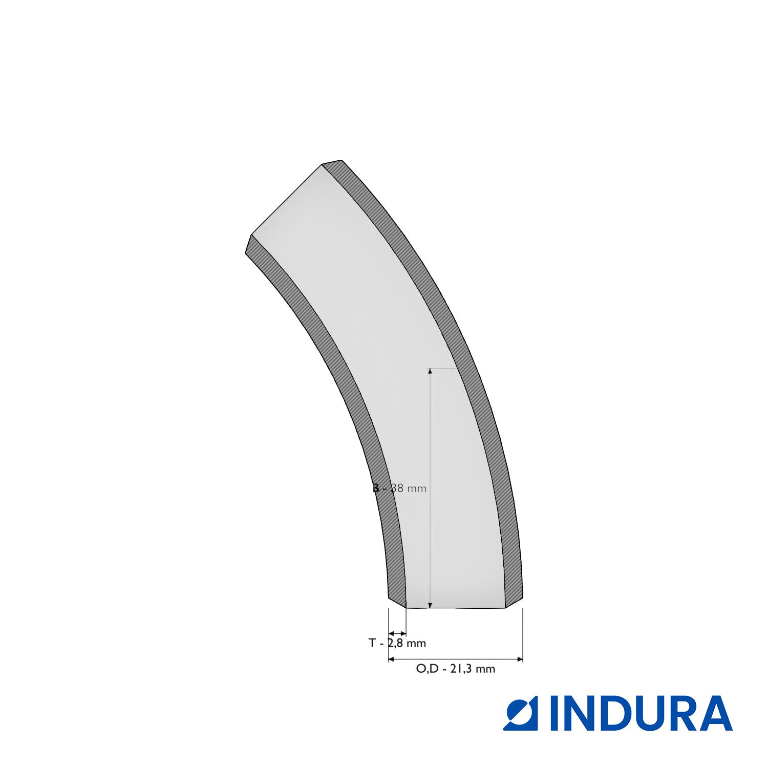 Rohrbogen, ASME B16.9, Sch. Std./40, 1/2", A-234 WPB, INDURA