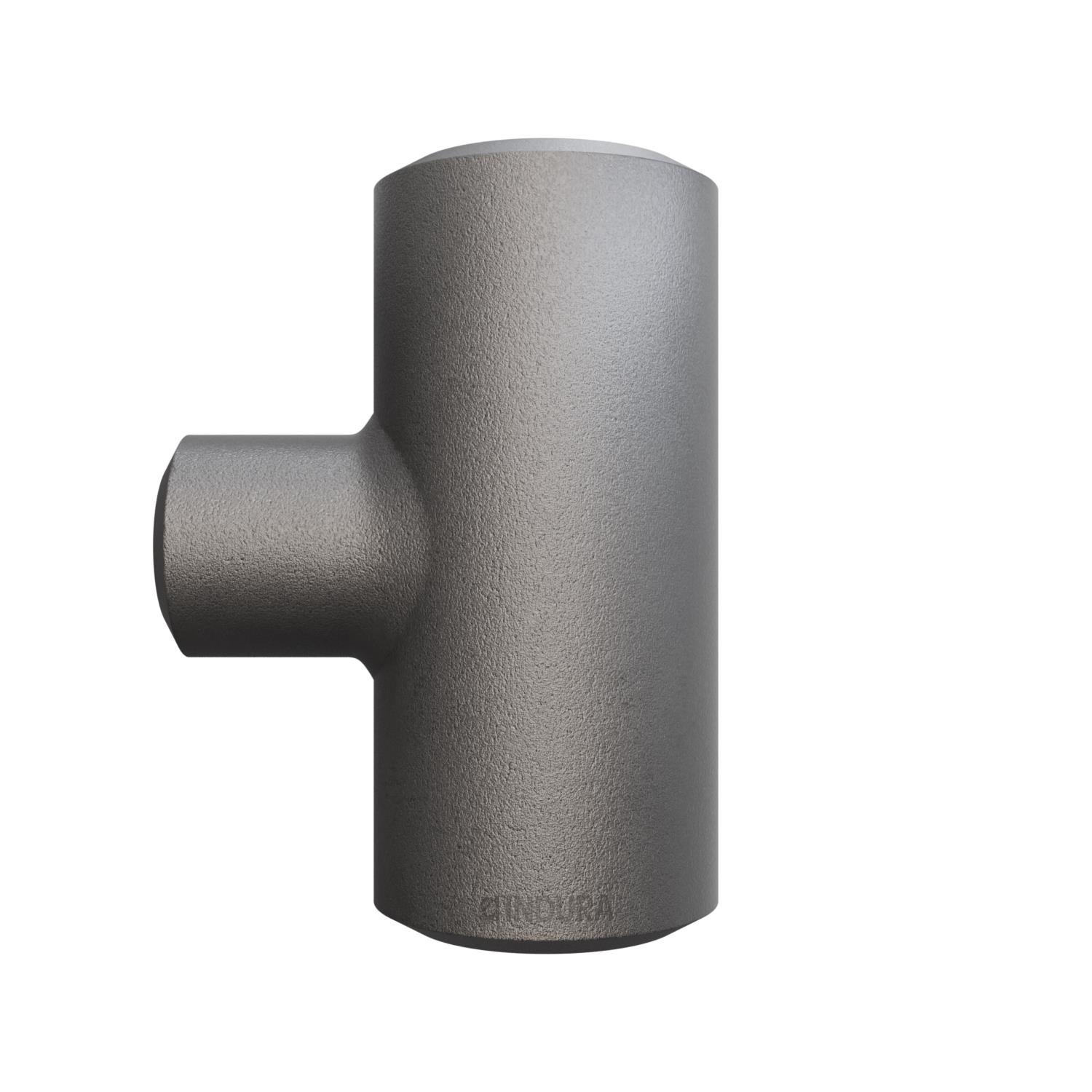 Tee, ASME B16.9, Sch. Std./40, 3/4"x3/8", A-234 WPB, INDURA