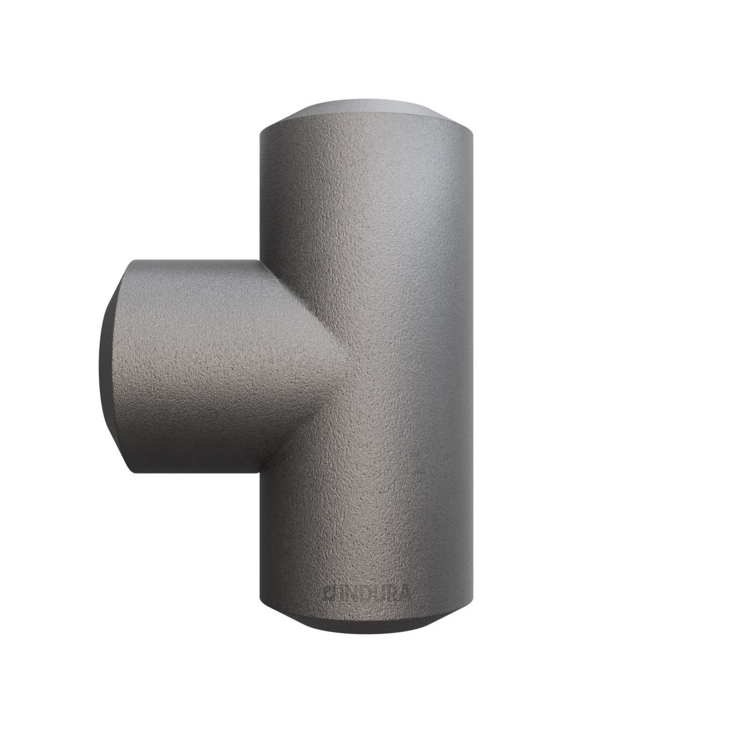 Tee, ASME B16.9, Sch. XS/80, 1/2"x1/2", A-234 WPB, INDURA