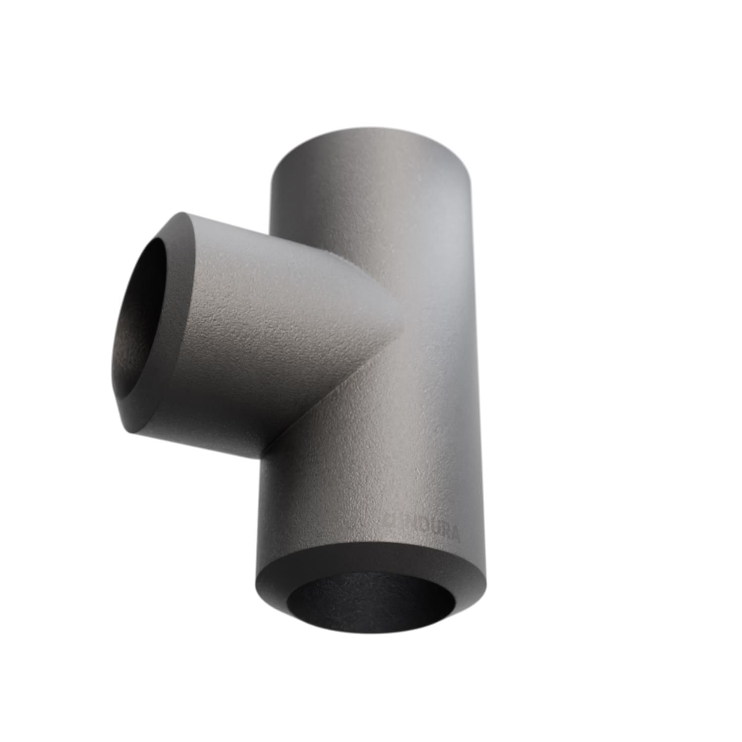 Tee, ASME B16.9, Sch. XS/80, 1"x1", A-234 WPB, INDURA