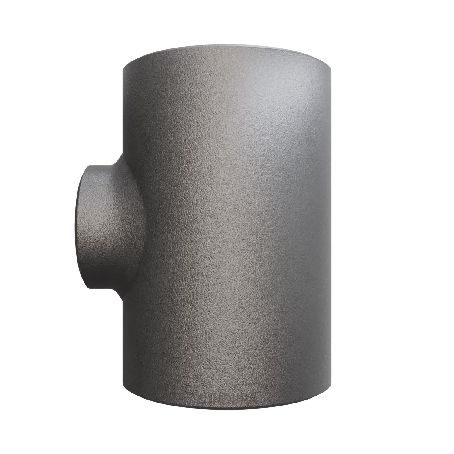 Tee, ASME B16.9, Sch. XS, 18"x10", A-234 WPB, INDURA