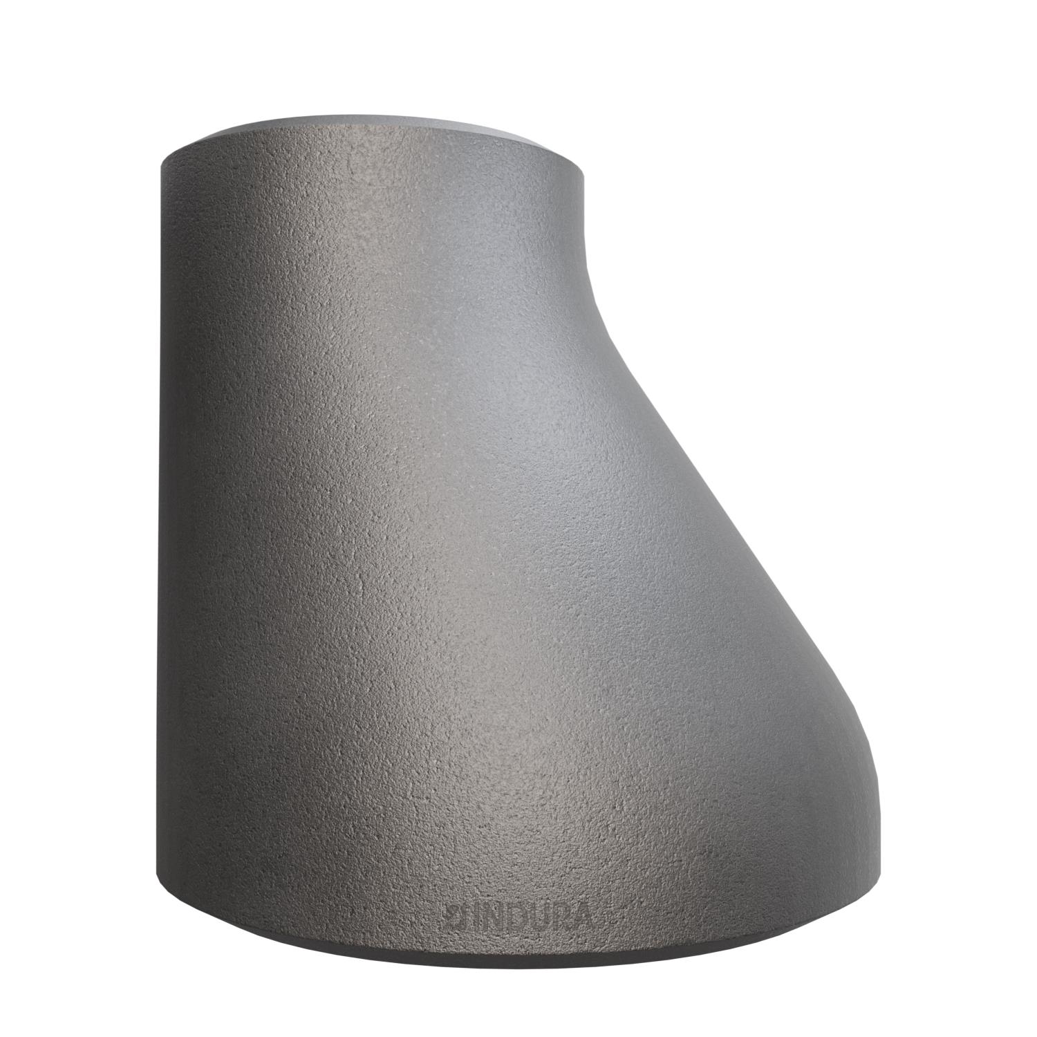 Eccentric Reducer, ASME B16.9, Sch. Std./40, 3 1/2"x2", A-234 WPB, INDURA