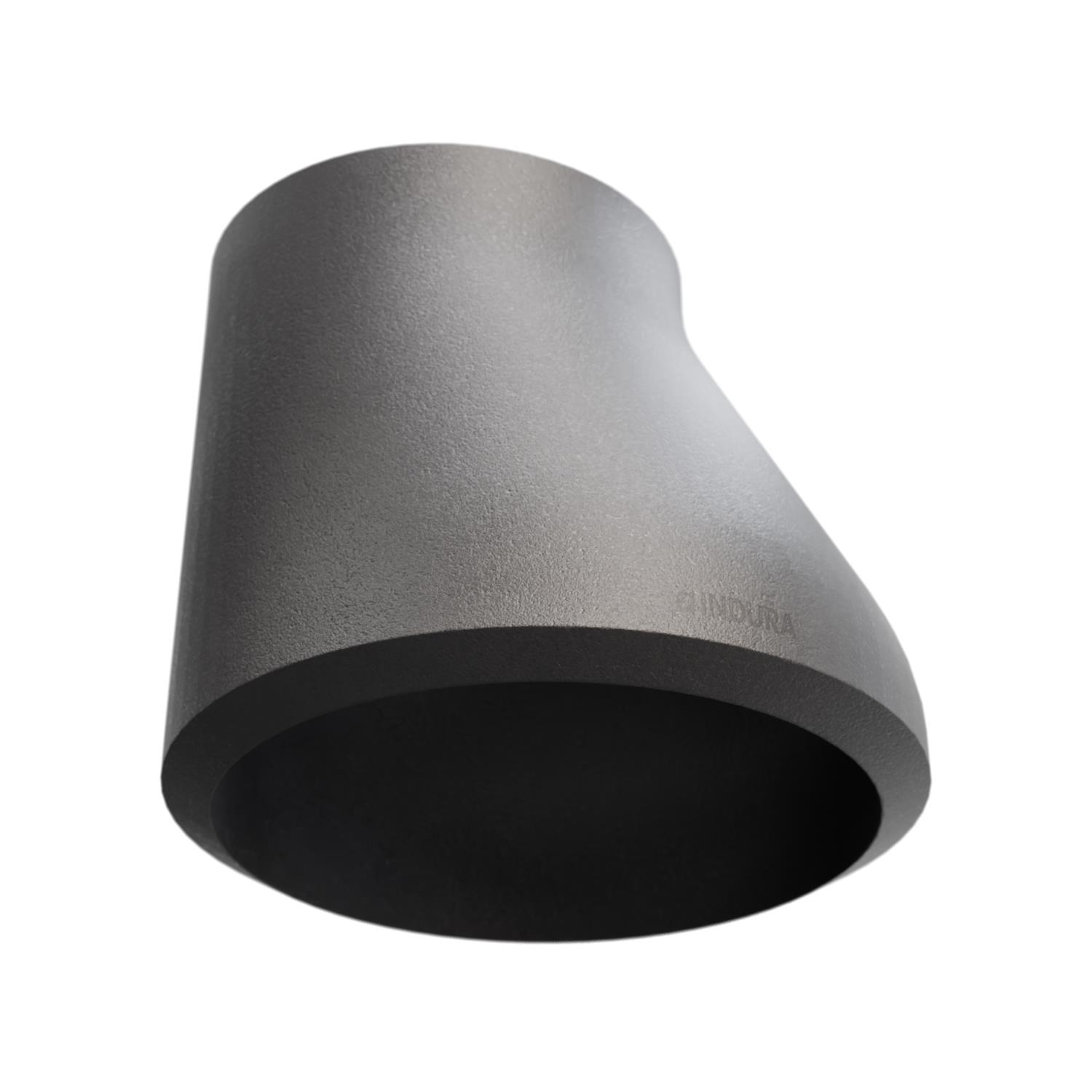 Eccentric Reducer, ASME B16.9, Sch. XS/80, 6"x4", A-234 WPB, INDURA
