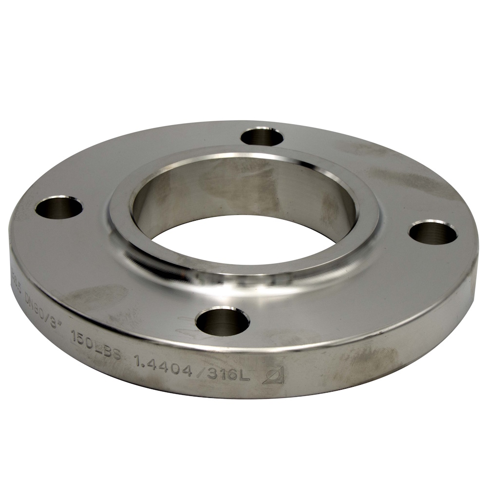 Slip-On flange, ASME B16.5, 300 lbs, 8", AISI316L, INDURA