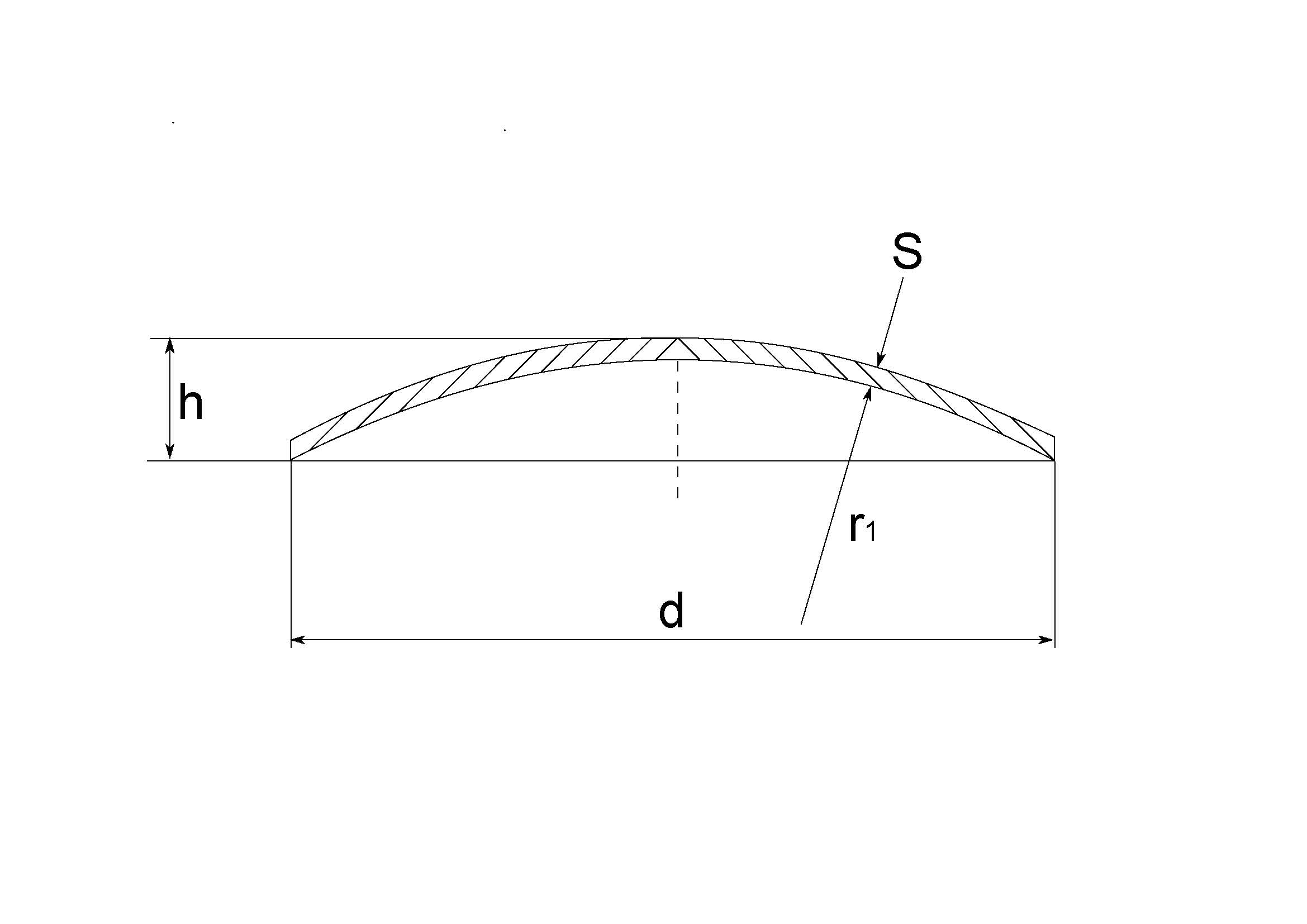 Convex Disc, 323.9, S235, INDURA