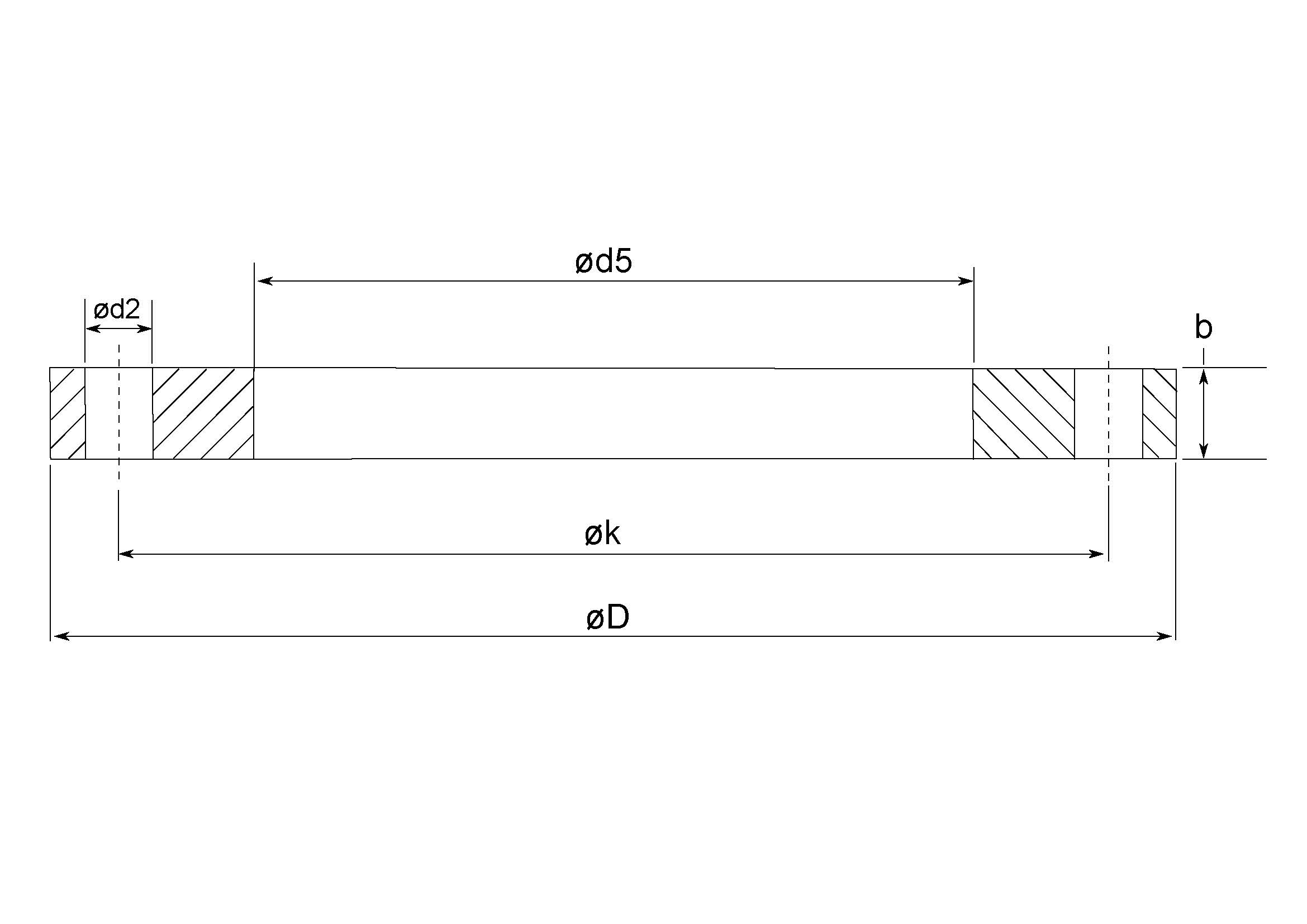 Glatter Flansch, DIN2576, PN10, DN800, S235JR, INDURA