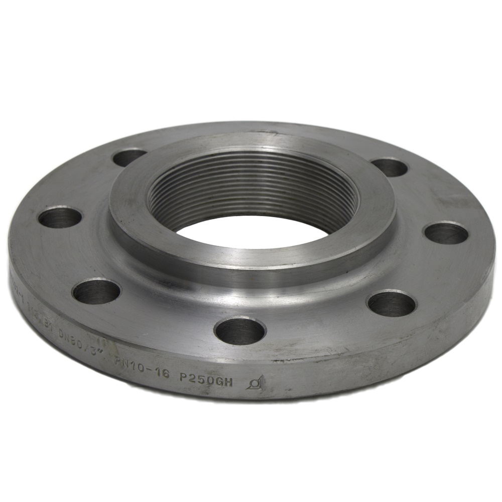 Threaded flange, EN 1092-1, T:13, PN10-40, DN10, P250GH, INDURA